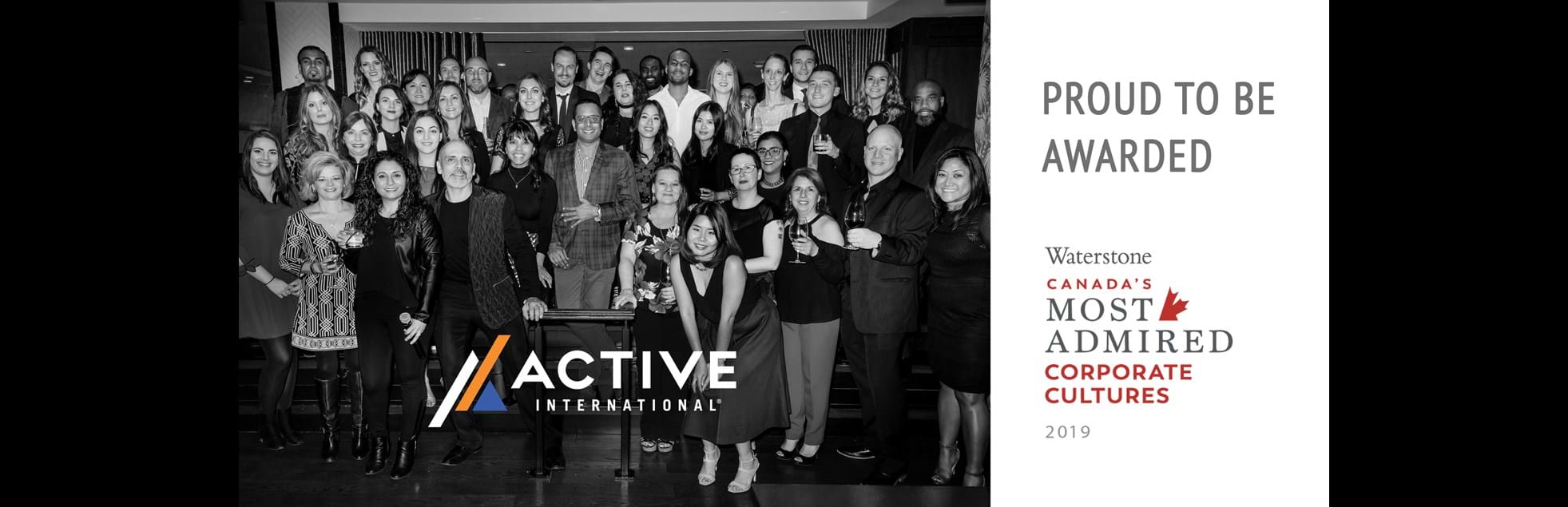 Active International Named Among Canada’s Most Admired Corporate Cultures - Active International