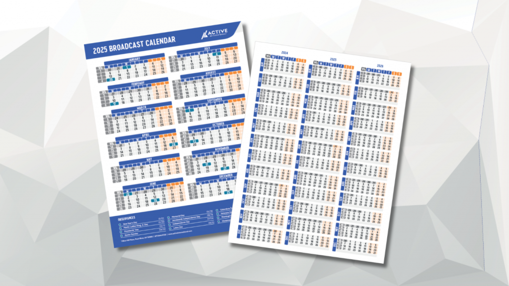 Download Active’s 2025 Broadcast Calendar